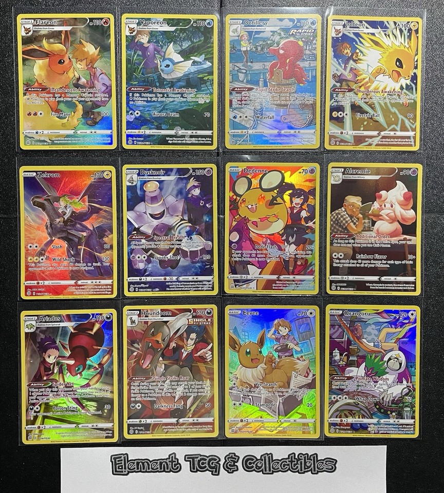 Pokemon BRILLIANT STARS Complete Set! 287 Cards-ALL C/UC/R/V/VMAX/VSTAR ...