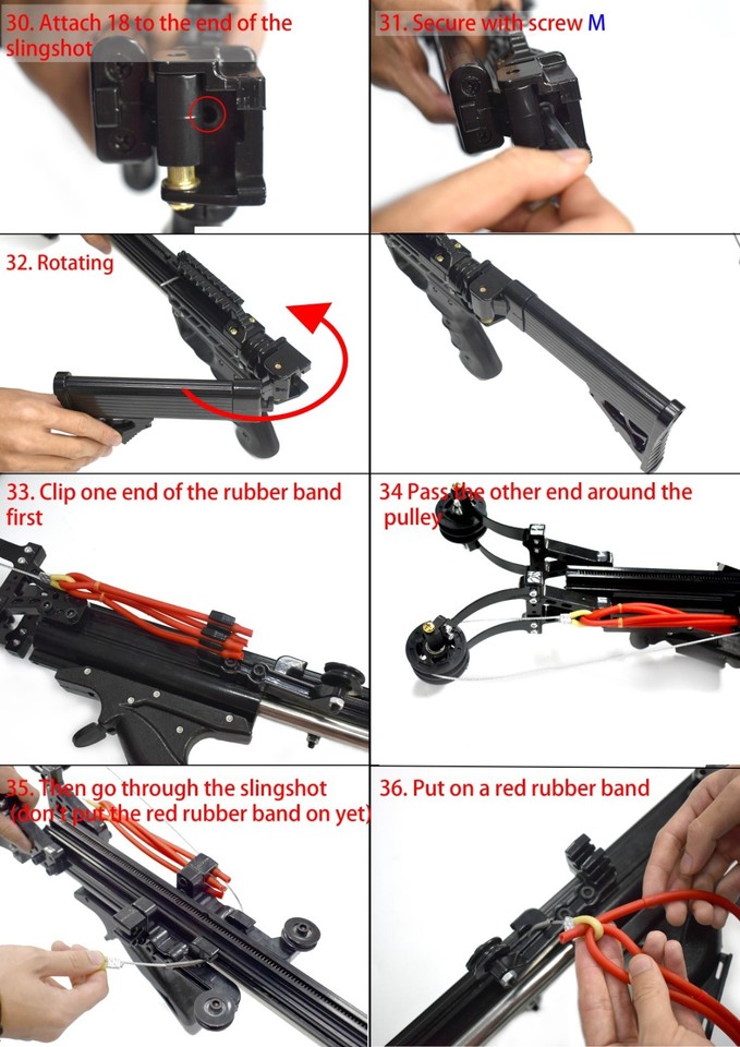 Very Powerful Slingshot Rifle Semi Automatic PIAOYU Updated Not ...