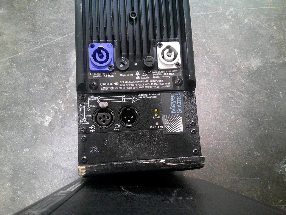 Lot of 2 Meyer UPM-1P Ultra-Compact Wide Coverage Active PA Loudspeaker ...