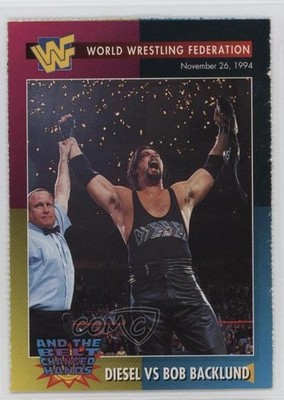 1995 WWF Magazine Cards Diesel vs Bob Backlund #80 | eBay