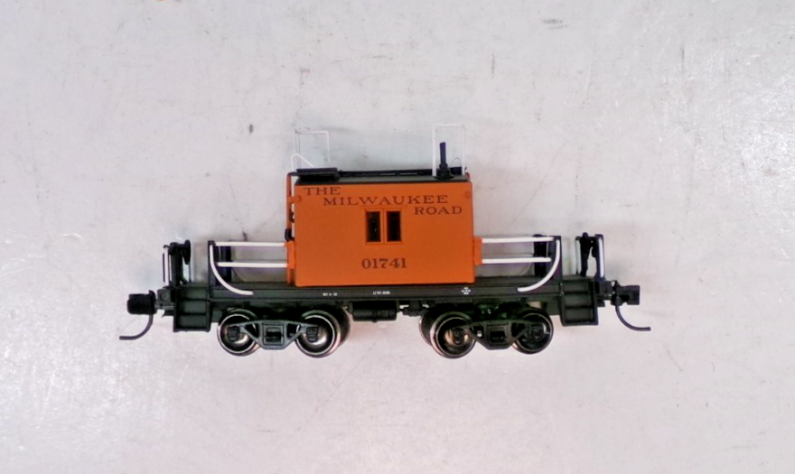 Fox Valley Models N scale Milwaukee Rd transfer caboose in OB (lot 8013 ...