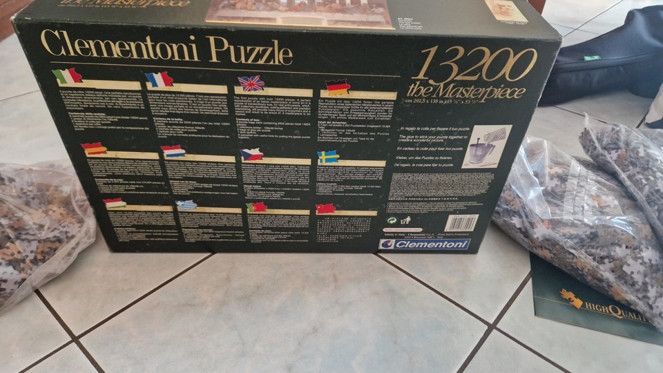 PUZZLE CLEMENTONI ULTIMA CENA CENACOLO LEONARDO DA VINCI Pezzi 13200 ...
