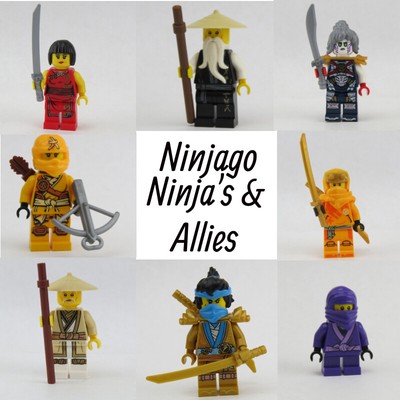 LEGO NINJAGO NINJA's & Allies Nya Wu Sensai Skylor MANY MORE | eBay