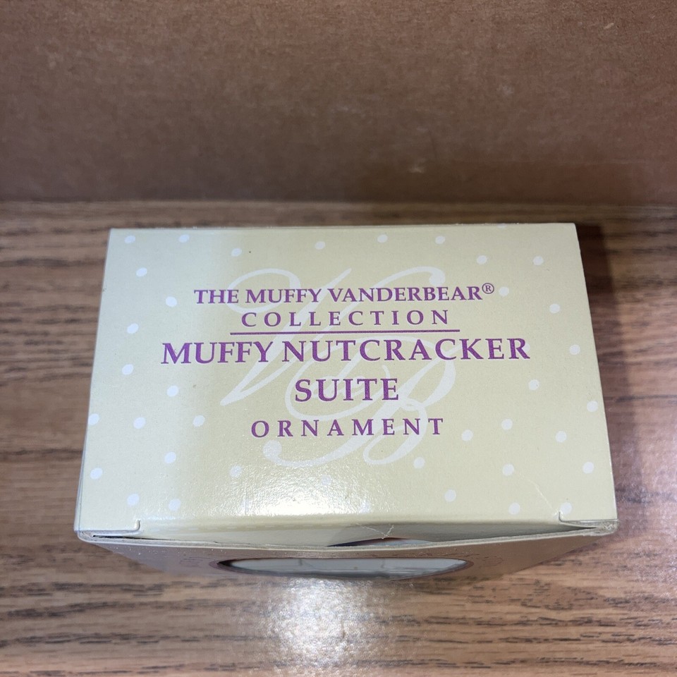 VTG Muffy Vanderbear Christmas Ornament Muffy Nutcracker Suite NEW BOX ...