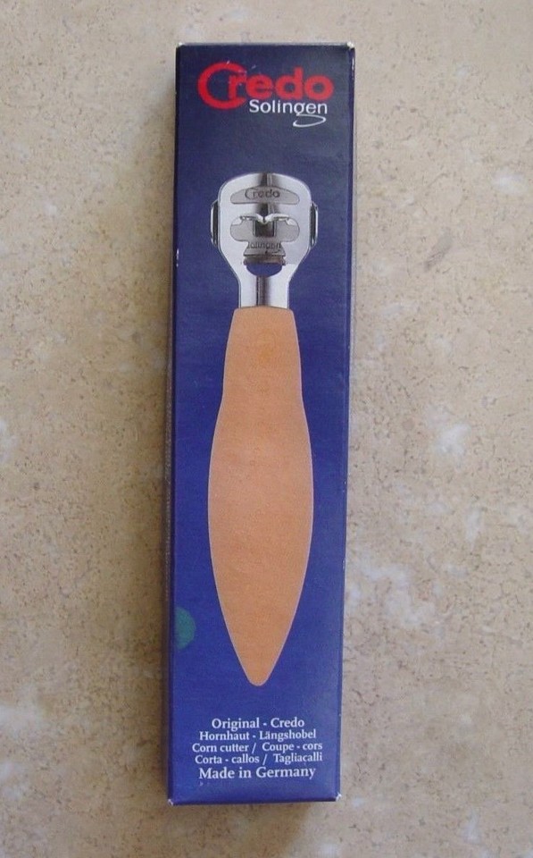 3 PEDICURE LOT TWEEZERMAN CALLUS STONE CREDO SOLINGEN CORN CUTTER PLANE ...