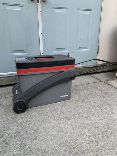 Vintage USA Craftsman Portable Wheeled Tool Box Carryall Sit Stand Tote ...