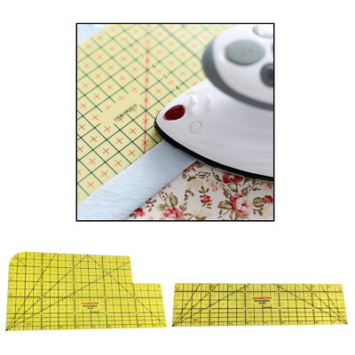 Hot Ironinf Ruler Hemmer Heat Press Ruler Easy To Hem for Sewing ...