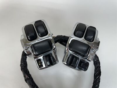 Harley-Davidson 2011 Road Glide CVO Hand Control Switches Chrome For 18 ...