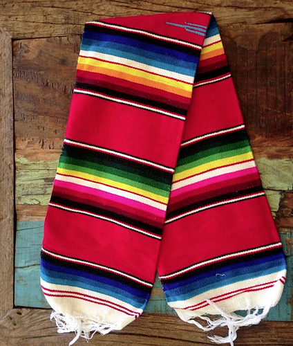 Classic Mexican Sarape Place Mat Table Runner 54"x 22" Zarape Decor ...
