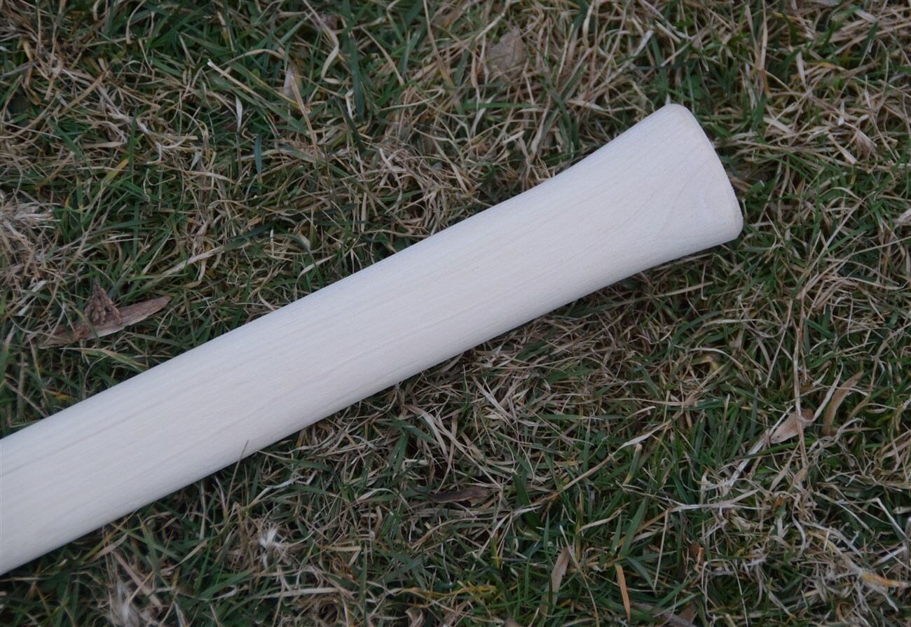 HICKORY 24" OFFSET BROAD AXE HANDLE ~ Unfinished ~ Right or Left ...