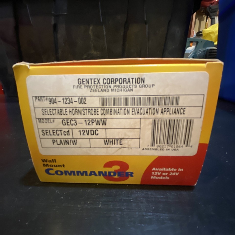 Gentex GEC3-12PWW Commander 3 | eBay