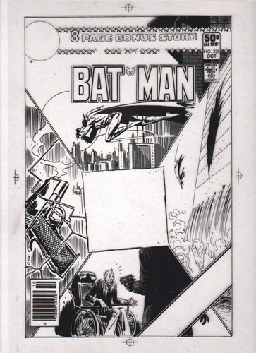 BATMAN # 328 “DOUBLE JEOPARDY!” JOE KUBERT COVER ART TRANSPARENCY | eBay