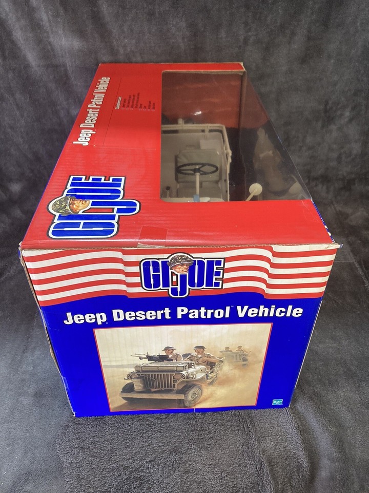 GI Joe Jeep Desert Patrol Vehicle Hasbro 2002 653569434429| eBay