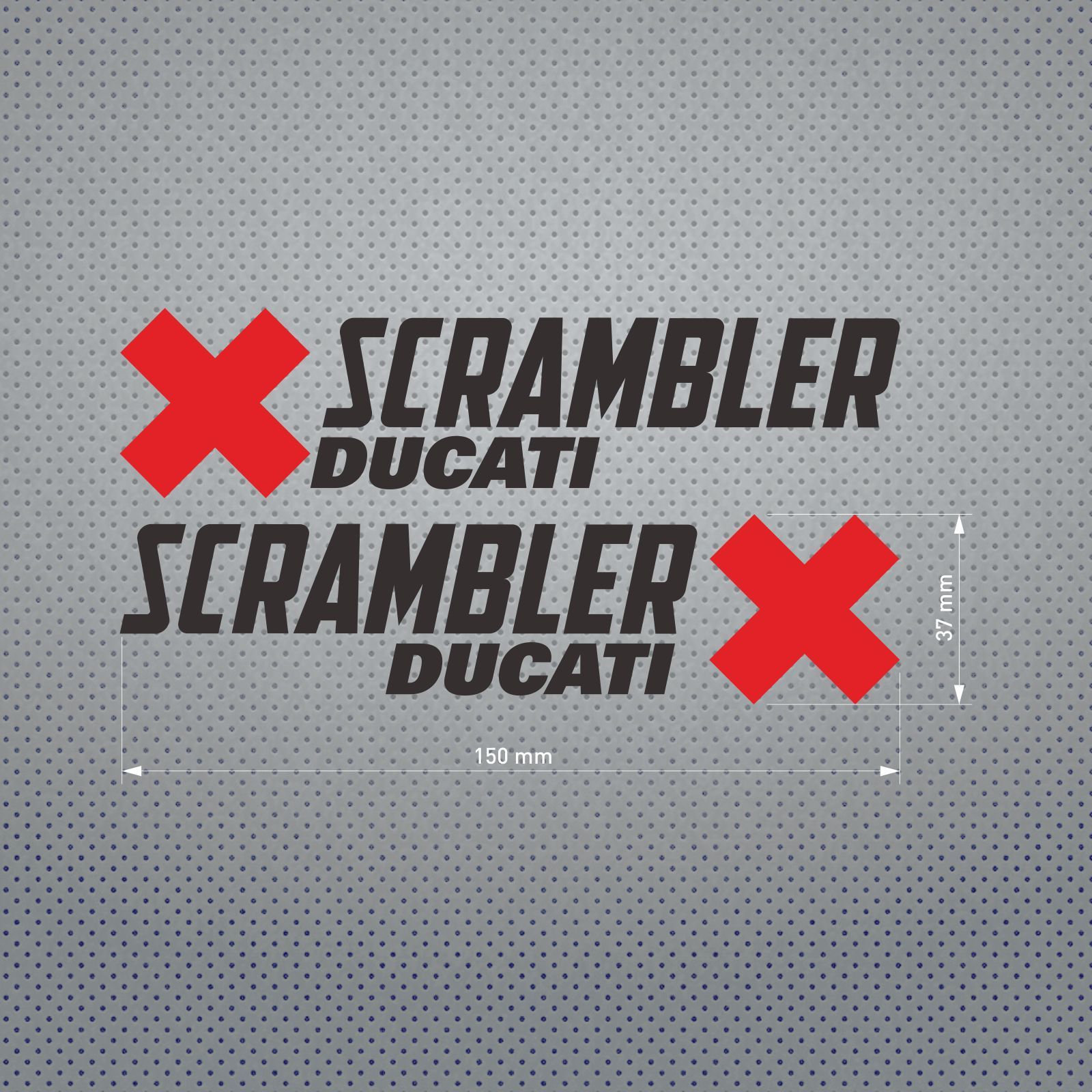 DUCATI SCRAMBLER Replacement Sticker Decal Aufkleber Autocollant ...