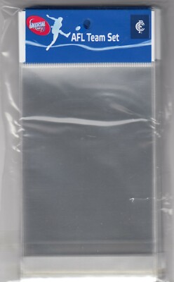 TEAM BAG-AFL Trading Card OPP Team Bags with Club logo Pack (50 ...