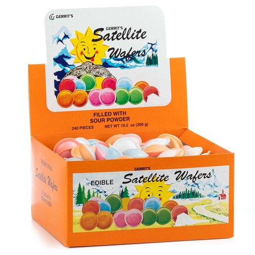 Gerrits Satellite Wafers Filled with Sour Powder 240 Count Boxes Pack ...