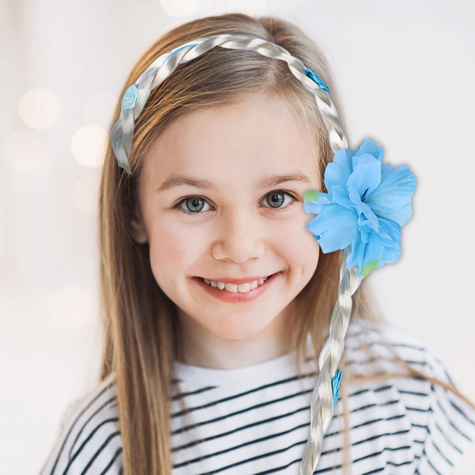 Baby Girl Headbands Kids Wigs Girls Fake Braid Hair Hoop Party ...