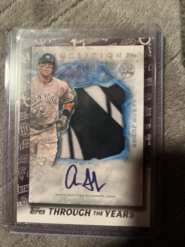 2021 Topps Aaron Judge #TTY-25 Through The Years Reprint Inception ...