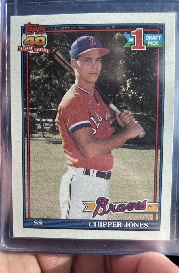 1991 Topps - Chipper Jones #333 (RC) | eBay