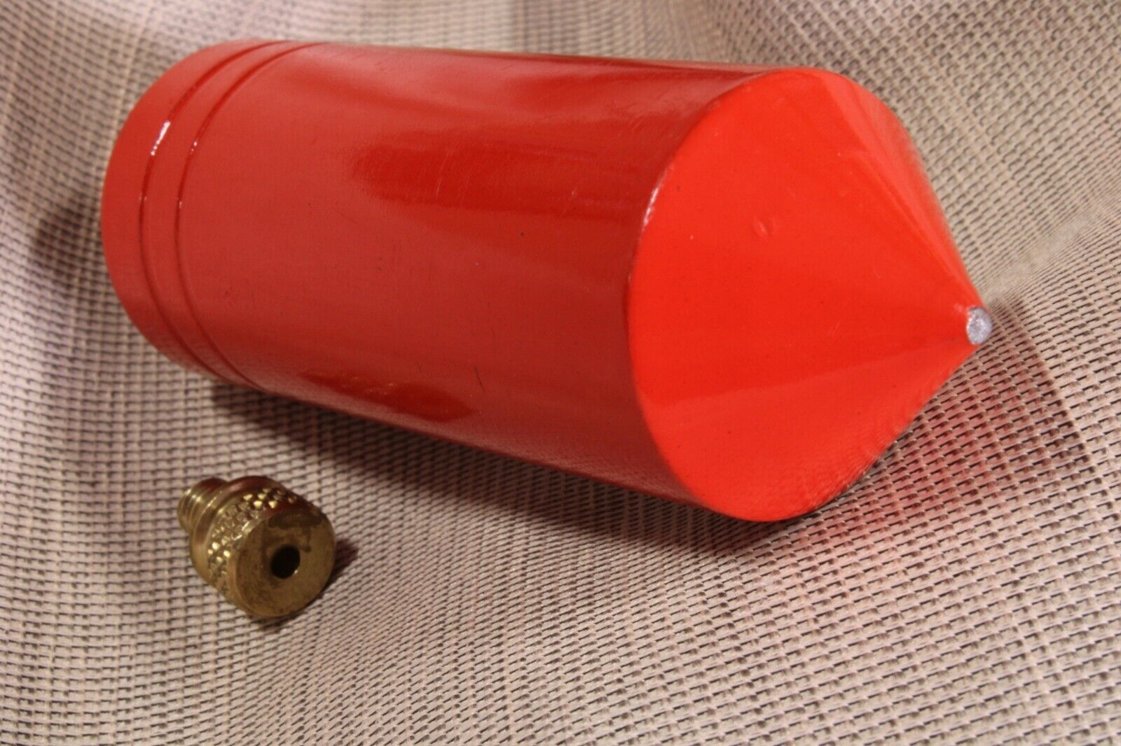 Red construction plumb line. S. XX. Plumb bob red construction. | eBay