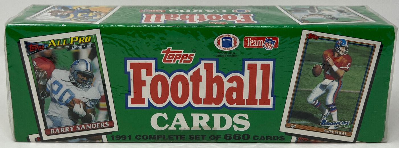 Topps 1991 - NFL Football - Complete Set of 660 Picture Cards - New ...