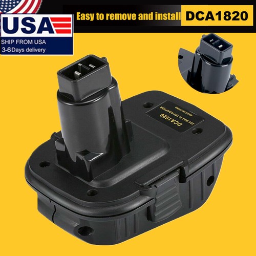 For DEWALT NEW DCA1820 20V Battery Adapter Converter 18V to 20V Max Li ...
