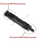 Male to Female F/M Set In-line Diode Solar Panel Cable Connector 15A ...