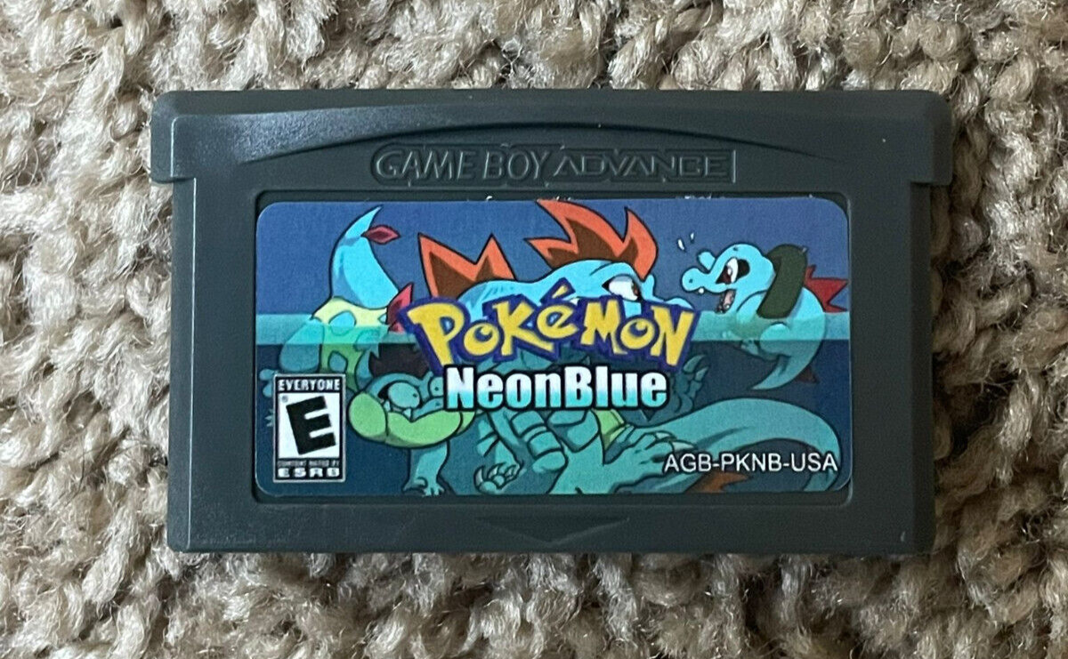Pokémon Neon Blue - RARE Nintendo Gameboy Advance (GBA) Game | eBay