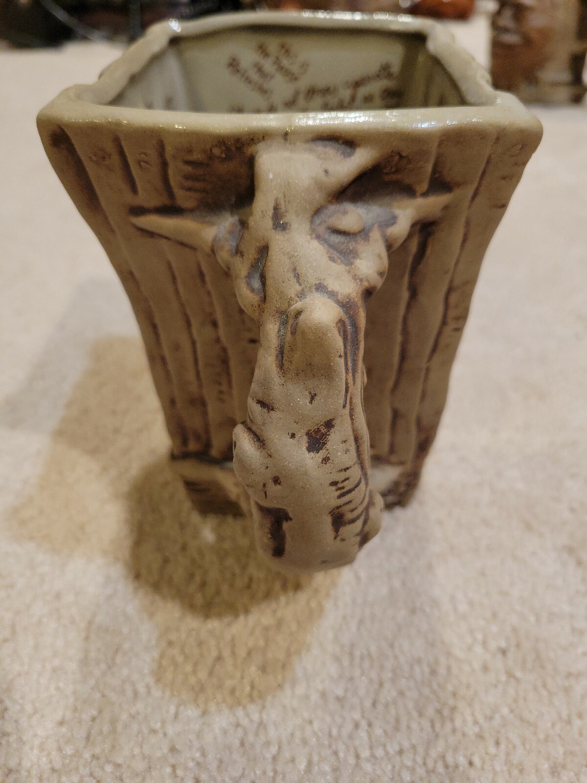 JIM RUMPH 1973 "OUTRAGEOUS OUTHOUSE TANKARD" Mug Grotesque Graffiti Art ...