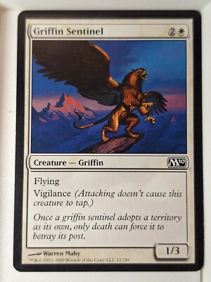 Griffin Sentinel - Magic 2010 Core Set M10 - Magic the Gathering MTG ...