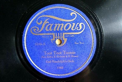 1922 EARL RANDOLPH ORC(NATHAN GLANTZ) 78 TOOT TOOTSIE US FAMOUS 1183 E ...