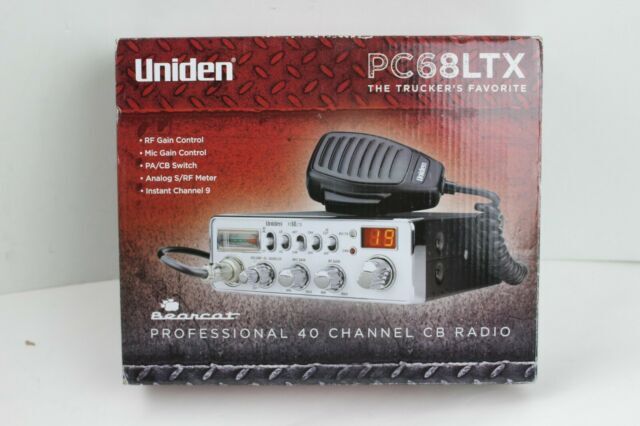 Uniden PC68LTX 40 Channel CB Radio with PA/CB Switch, RF Gain, Mic Gain ...