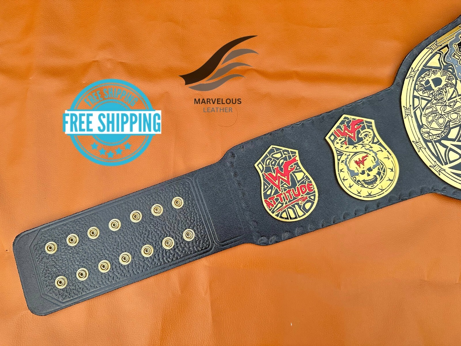 SMOKING SKULL STONE COLD WORLD HEAVYWEIGHT CHAMPIONSHIP TITLE Replica ...