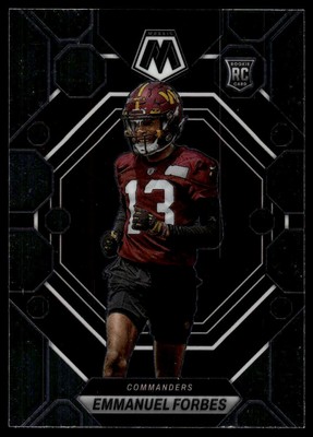 2023 Panini Mosaic #319 Emmanuel Forbes Washington Commanders RC ...