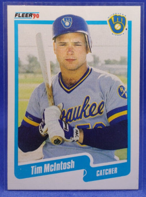 1990 Fleer - #329 Tim McIntosh (RC) Milwaukee Brewers | eBay
