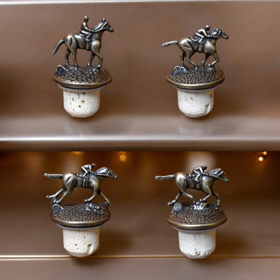 Blanton's Bourbon Complete Set of 8 Bottle Stoppers GENUINE BLANTONS ...