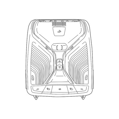 Genuine OEM Overhead Console For BMW i4 X4 61315B32483 | eBay
