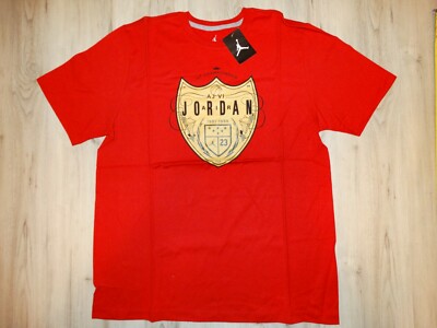 VINTAGE NIKE AIR JORDAN MEN'S T-SHIRT, RED ,BRAND NEW WITH TAG ,SIZE XL ...