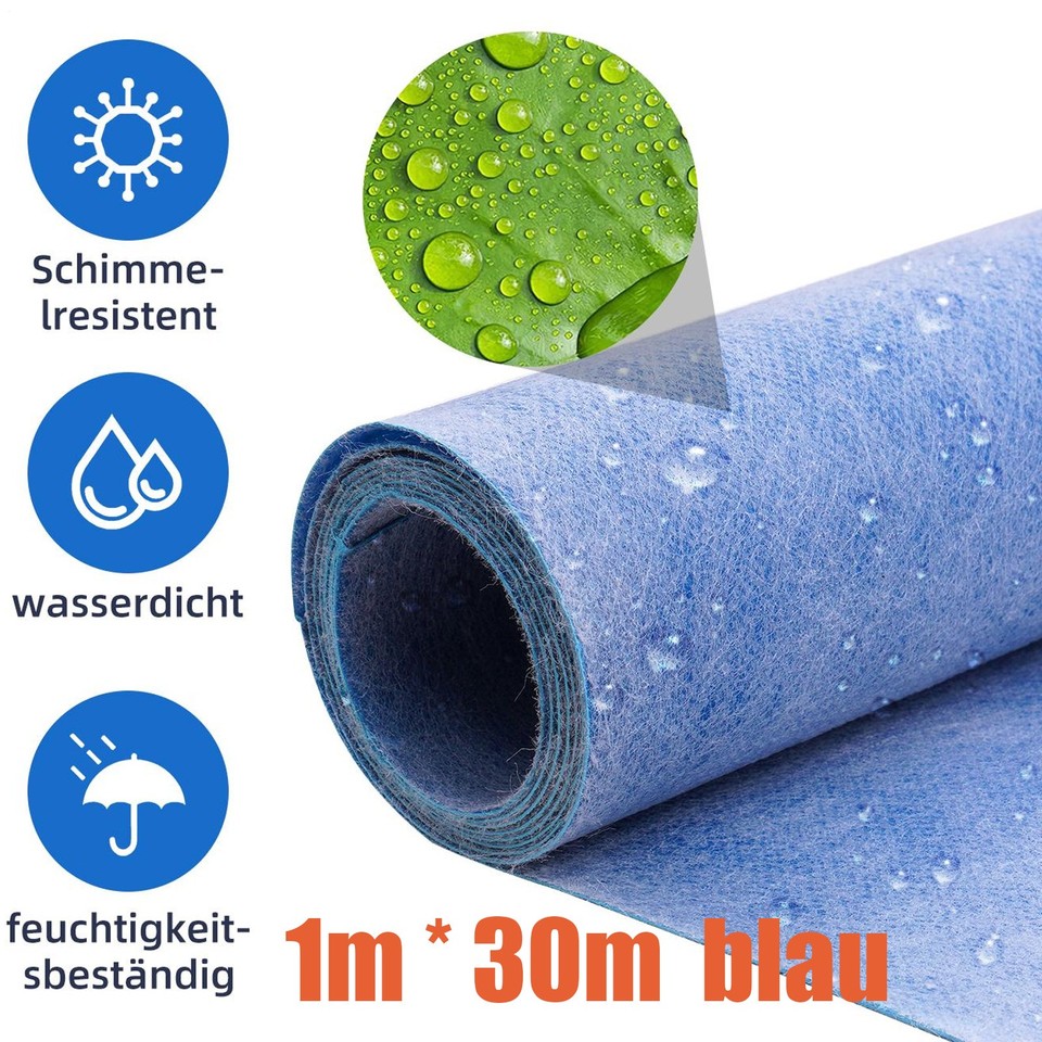 Abdichtbahn Dichtbahn Bad Dusche Abdichtungsbahn Entkopplungsmatte 10 ...