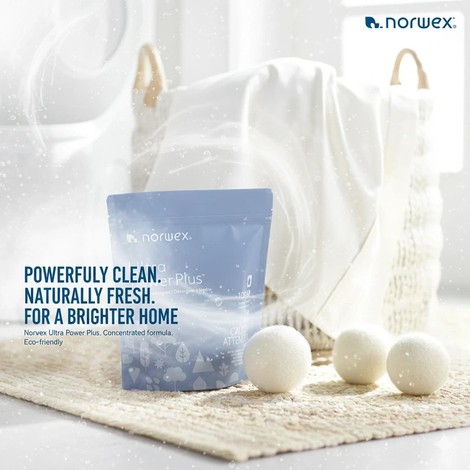 Norwex Ultra Power Plus™ Laundry Detergent, Pack of 3, 1kg or 2.2lb ...