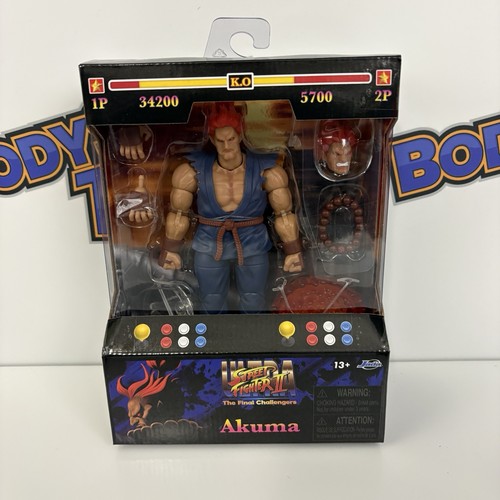 Jada Toys Ultra Street Fighter II Akuma Action Figure | eBay