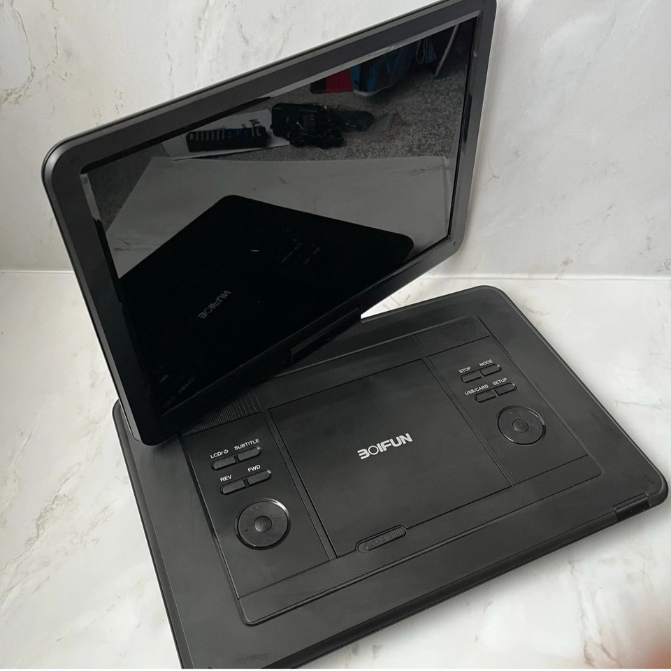 BOIFUN 161 - 17.5" Portable DVD Player with 15.6" Large HD Swivel ...