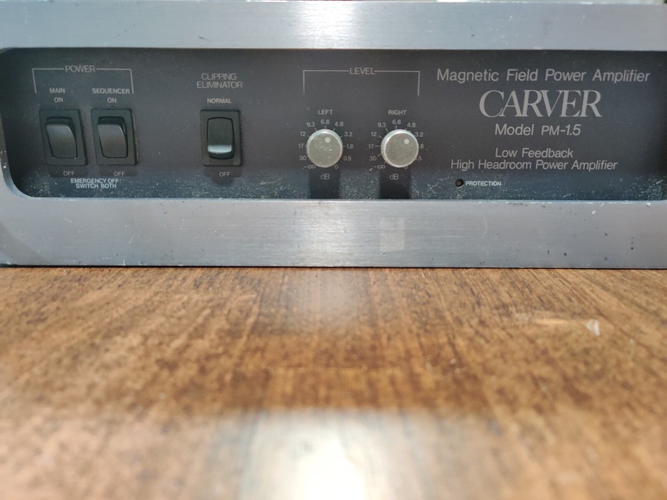 CARVER PM-1.5 Low Feedback High Headroom Power Amplifier | eBay