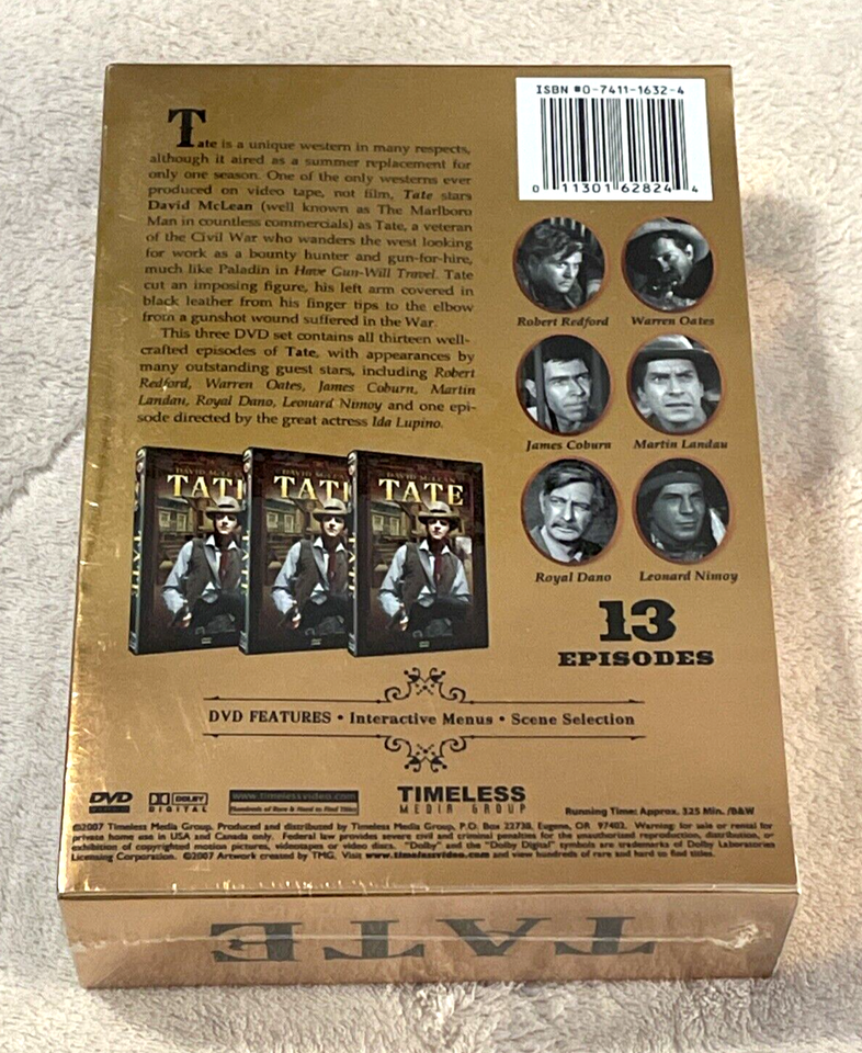 Tate DVD set 2008 starring David McLean (SEALED) 11301628244 | eBay