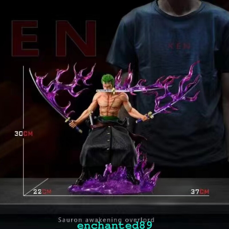 KEN Studio One Piece Haoushoku Haki Debut Roronoa Zoro Resin Statue in ...