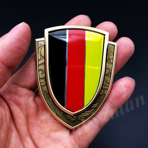 3D Metal Germany Deutschland Flag Car Trunk Window Emblem Badge Decals ...