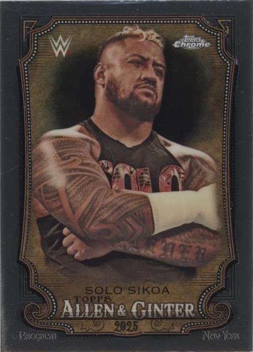 2025 Topps Chrome WWE - Solo Sikoa #AG-SSK for sale | eBay