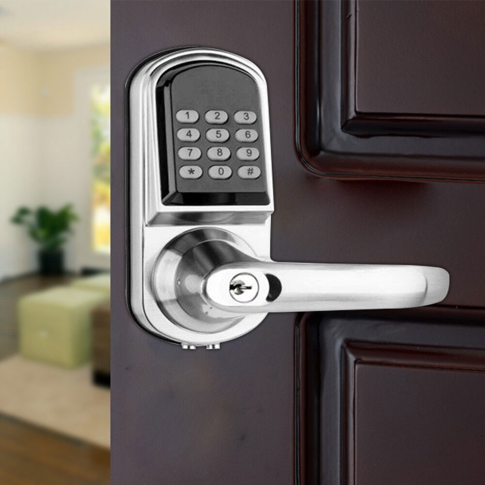 Automatic Digital Code Door Lock Password Keypad Electronic Knob ...