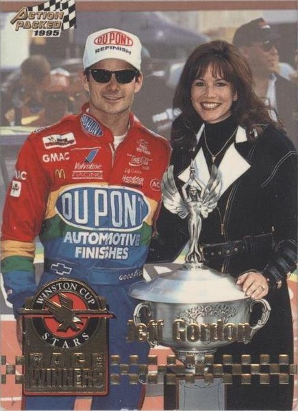 1995 Action Packed Stars - Race Winners #51 Jeff Gordon for sale online ...