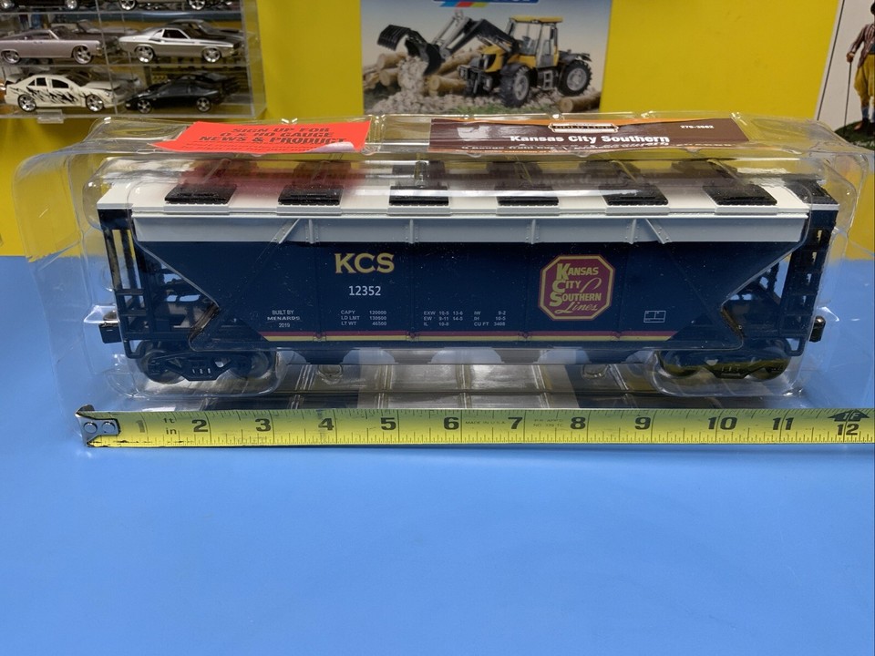 Menards O Gauge Kansas City Southern KCS #12352 Hopper Car 279-3582 NEW ...
